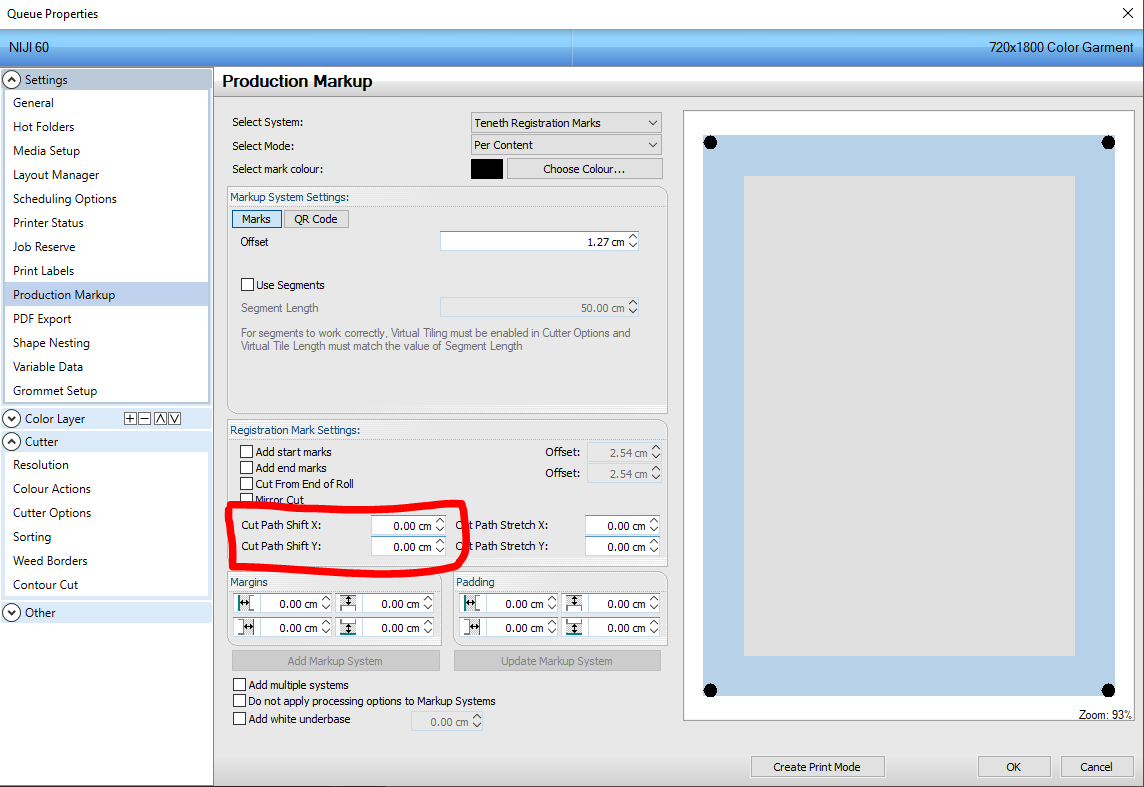 Cut output is offset from image incorrectly